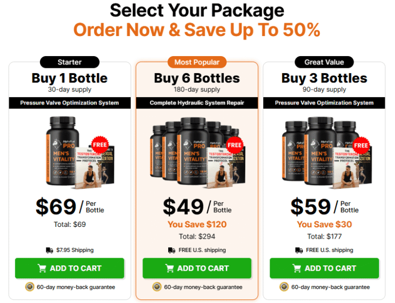 AlphaFuel Pro Reviews: Male Enhancement, Benefits & Ingredients