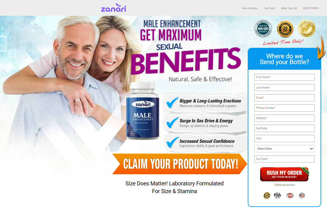 Zanari ME Gummies Review: Male Enhancement, Pros & Price